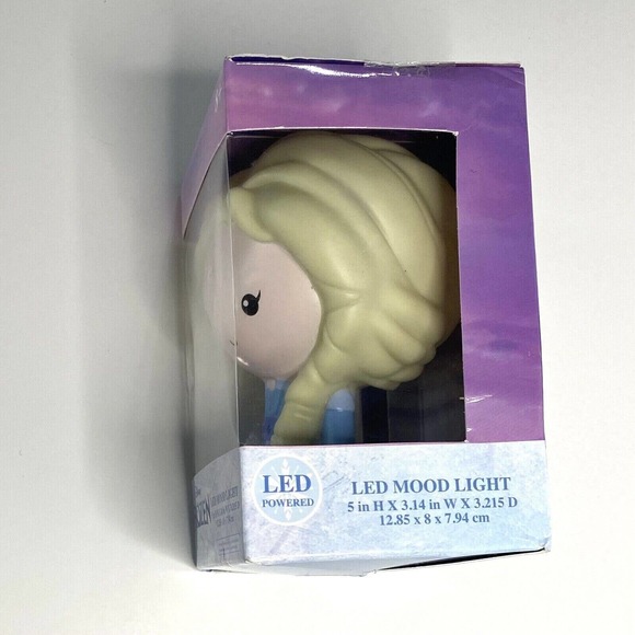 Disney | Toys | Frozen Elsa Led Mood Light Vinyl Figure Disney ...